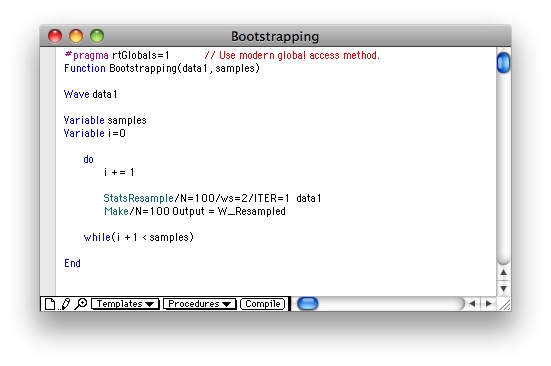 Creating tables to show bootstrapping results